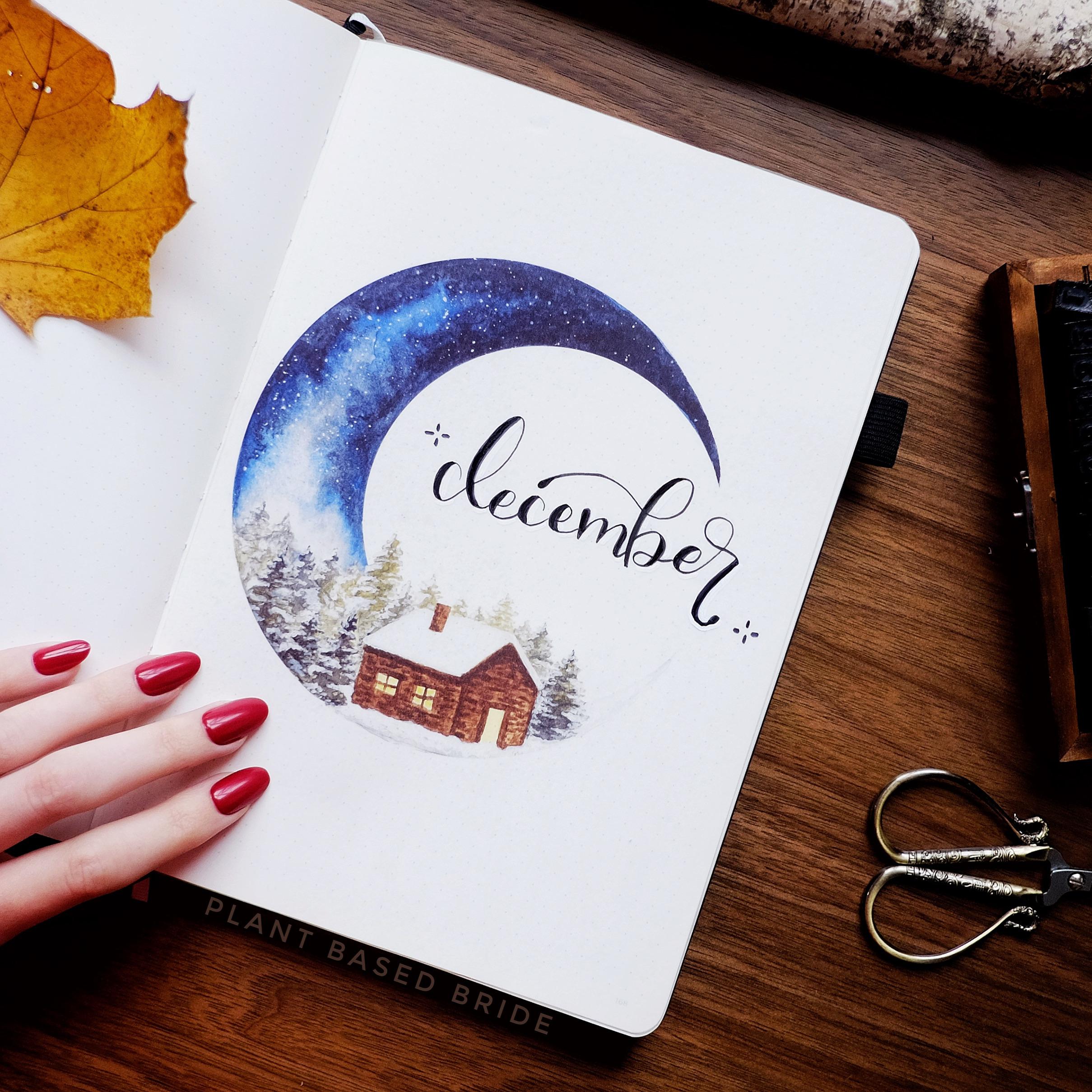 Just finished my December cover page! ☺️ | Scrolller