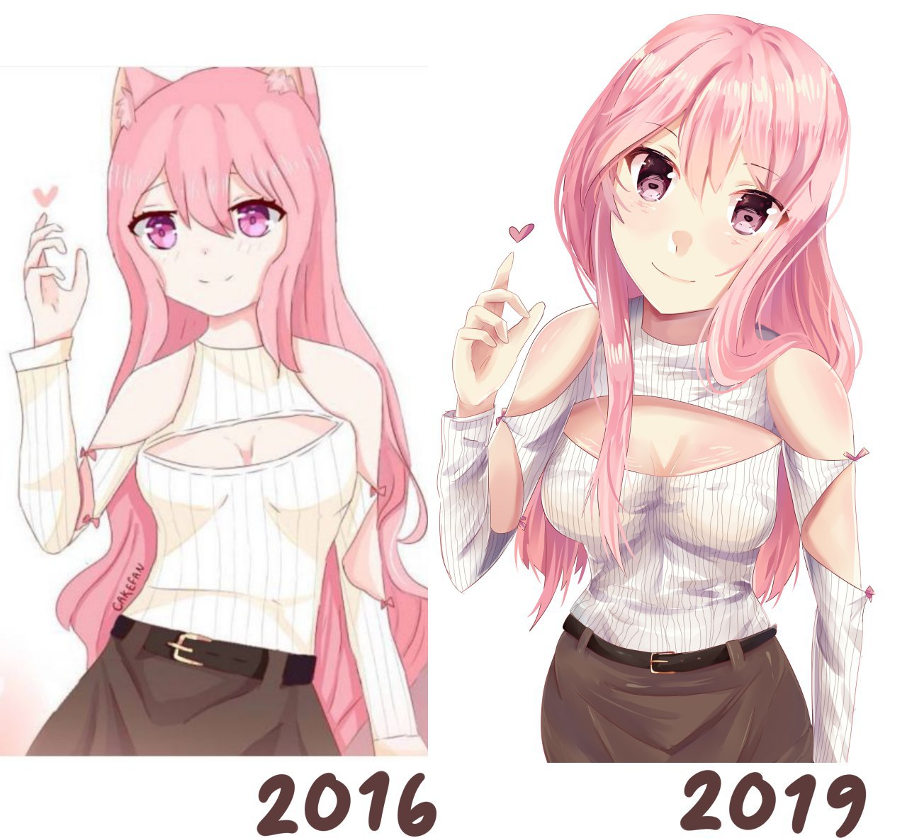 Just finished this redraw of my character /cakebunm/ | Scrolller