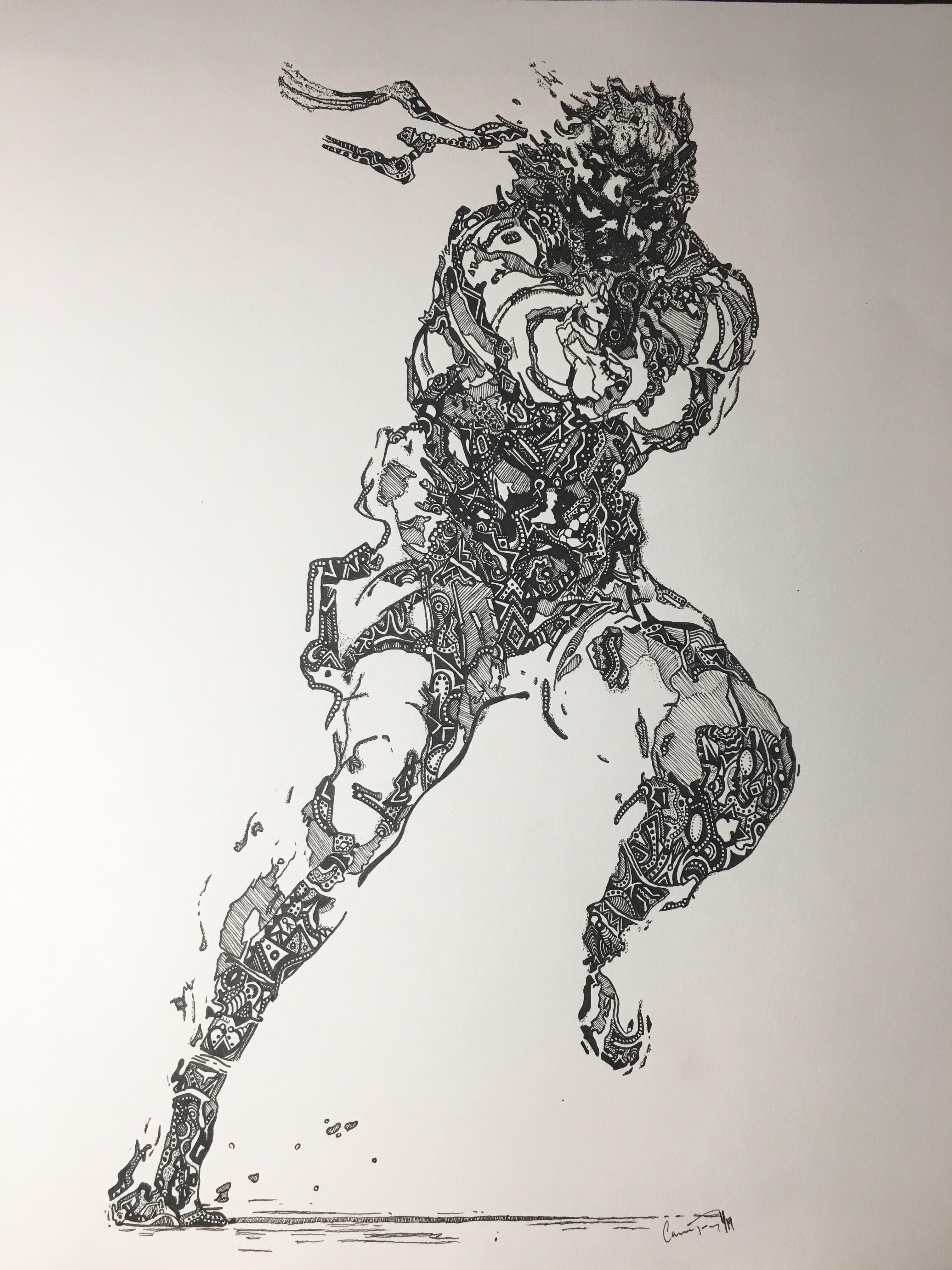 I drew Solid Snake | Scrolller