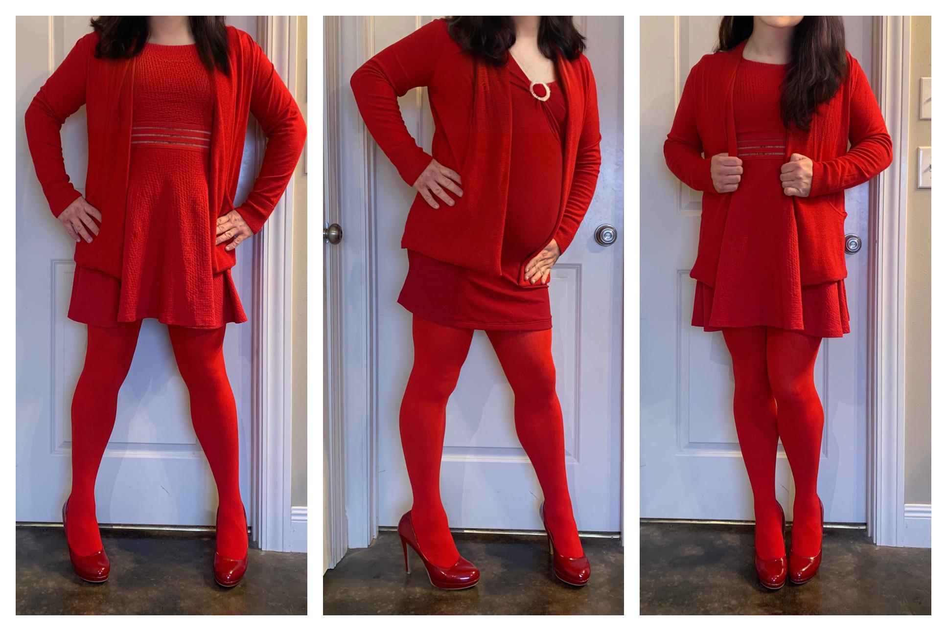 Just for fun... red overload? ️👠🌹💋 | Scrolller