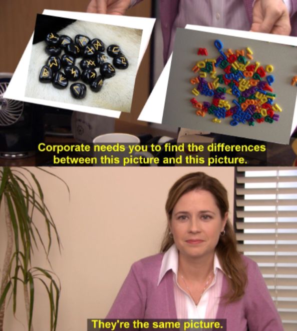 Just letters? Who would have thought? | Scrolller