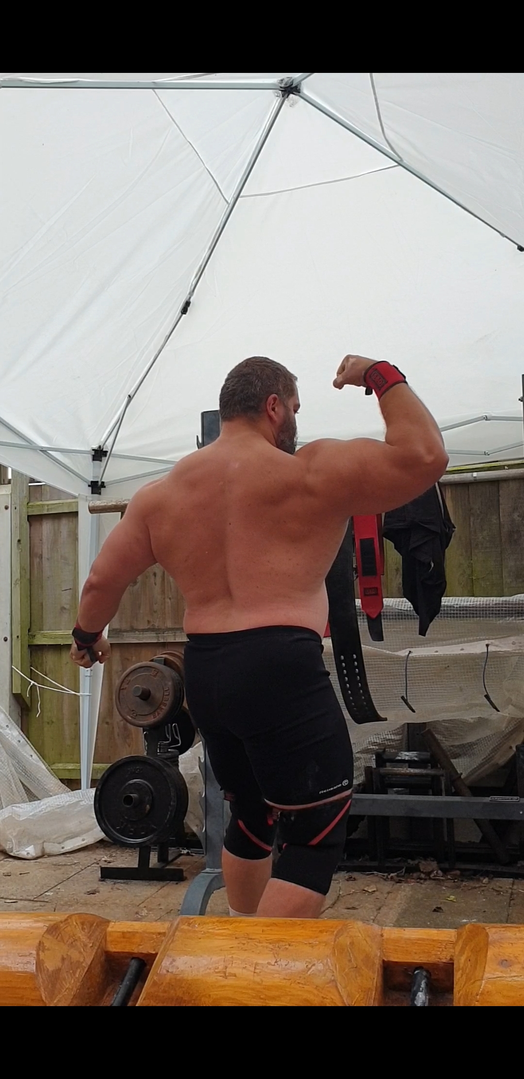 Just out here lifting logs! | Scrolller