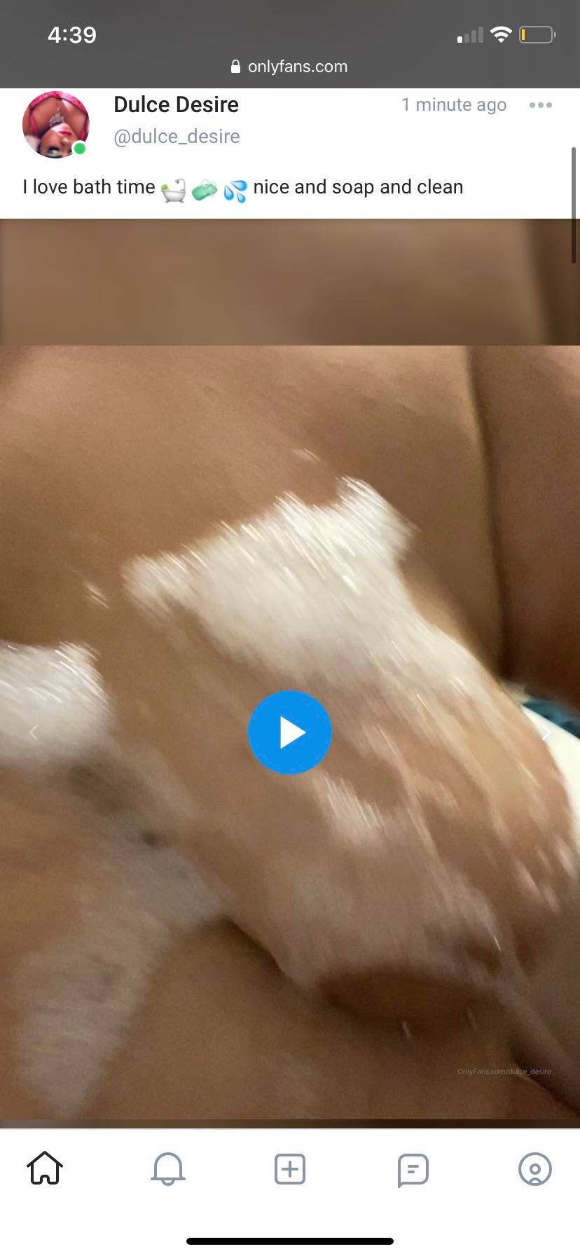 Just uploaded some new video on only fans. Come suscribe and see my tits covered in bubbles ...