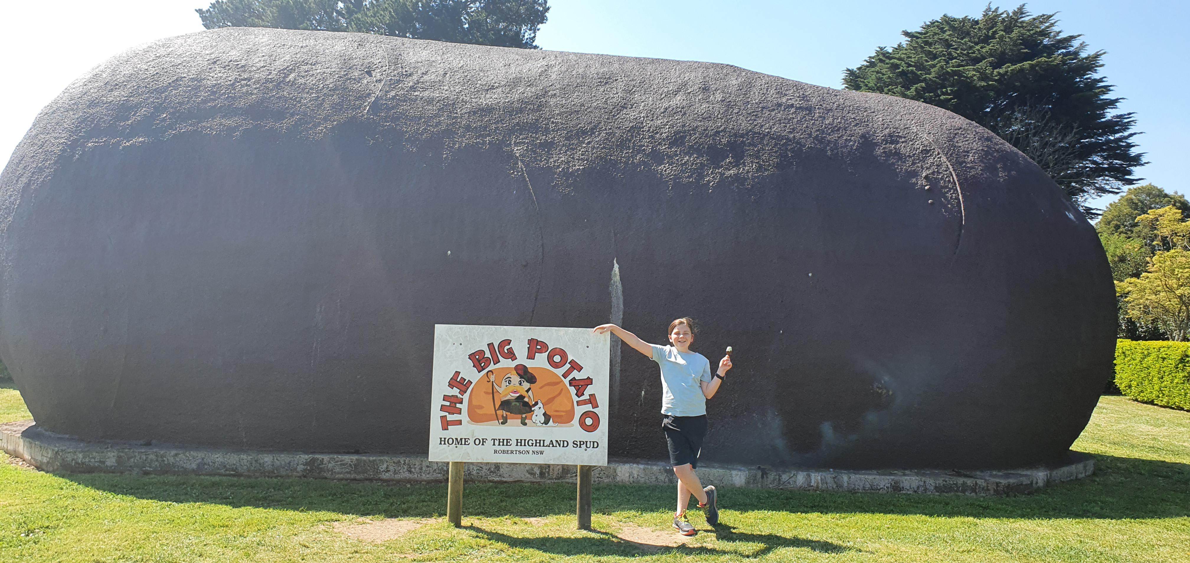 Just visited 'The Big Potato' in Australia! Legends say just visiting once improves ur chances ...