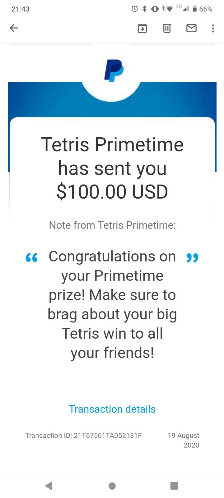 Just won $100 from danger zone!!! | Scrolller