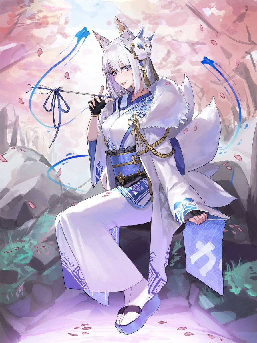 Kaga the White Fox | Scrolller