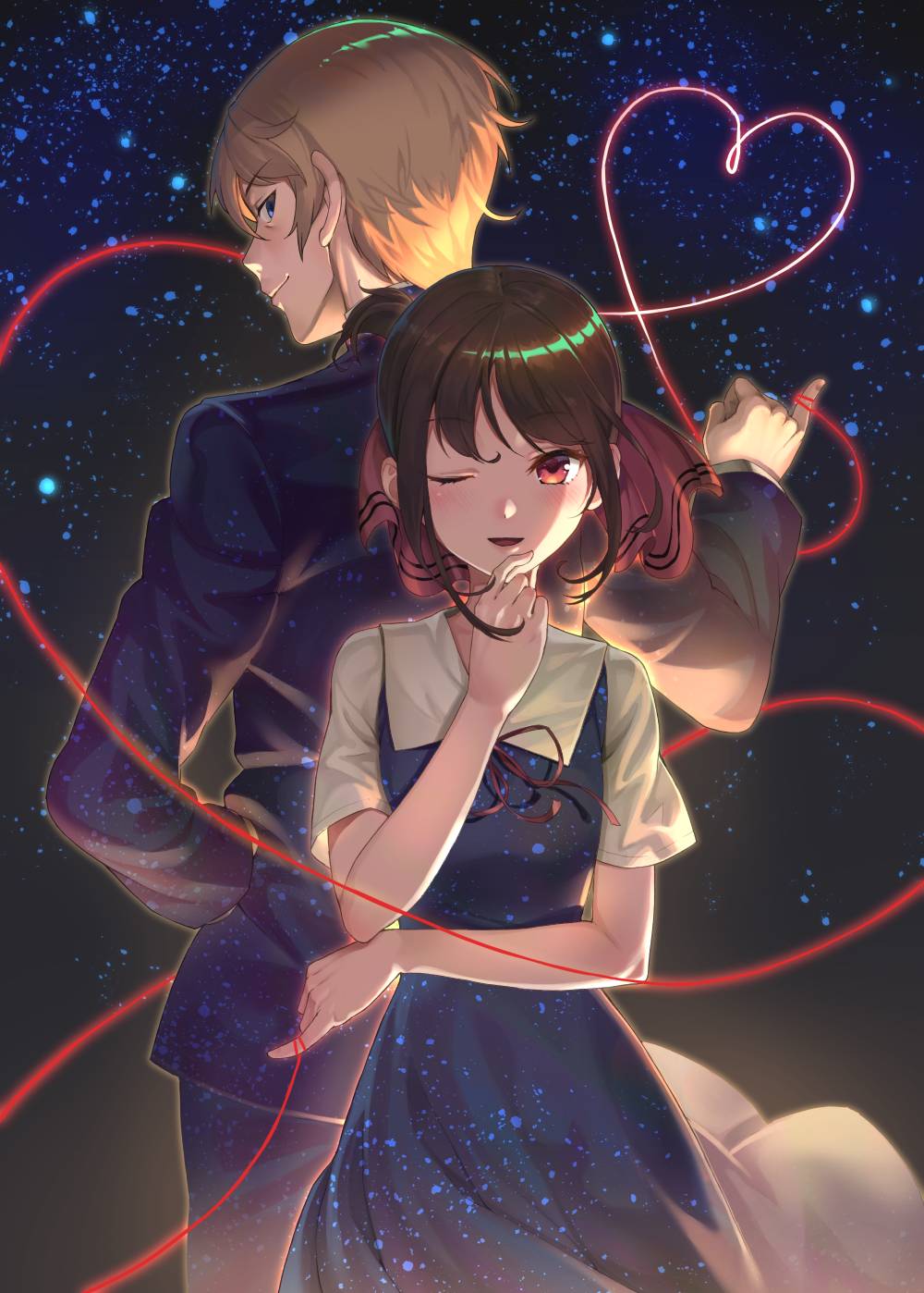 Kaguya and Miyuki bound by red thread of fate | Scrolller