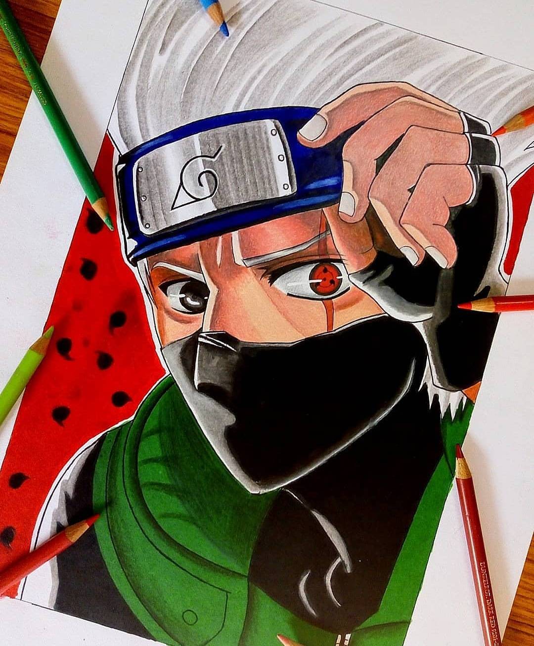 Kakashi Hatake feito por: Asashi_draws no insta | Scrolller