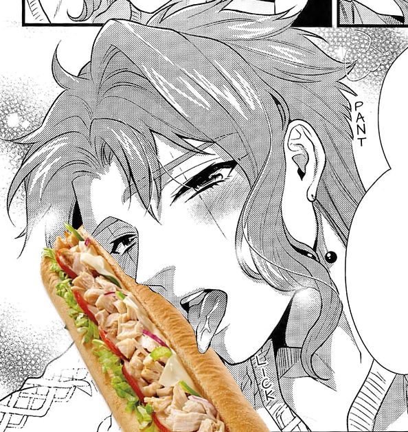 Kakyoin enjoys his meal | Scrolller
