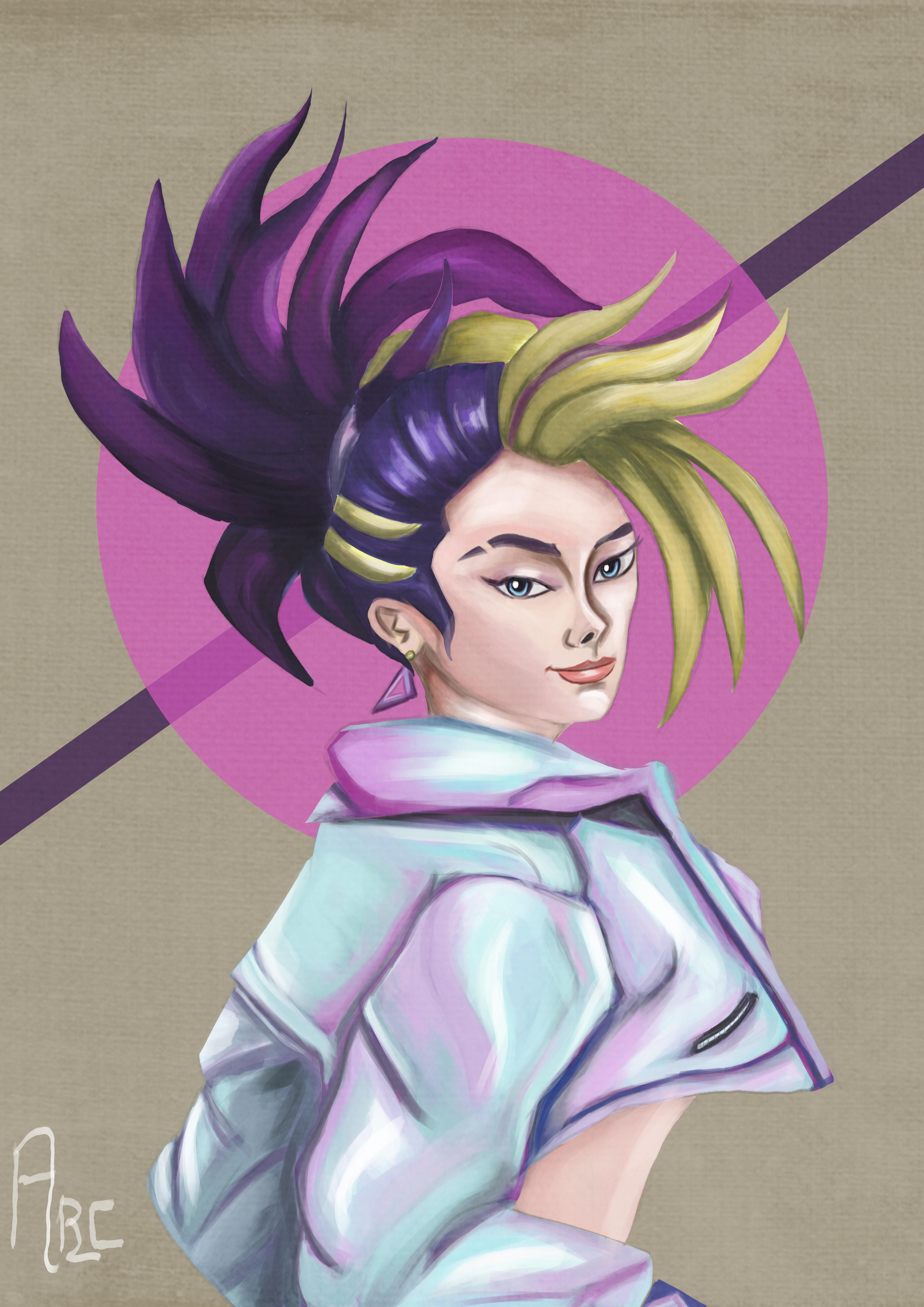 ‘Kali go brr! Fan-art of KDA Akali All Out | Scrolller