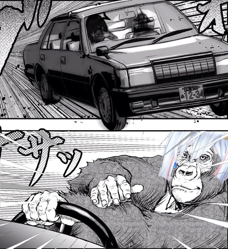 Kanata's MASTER drifting skills in her GTA stream rn: | Scrolller