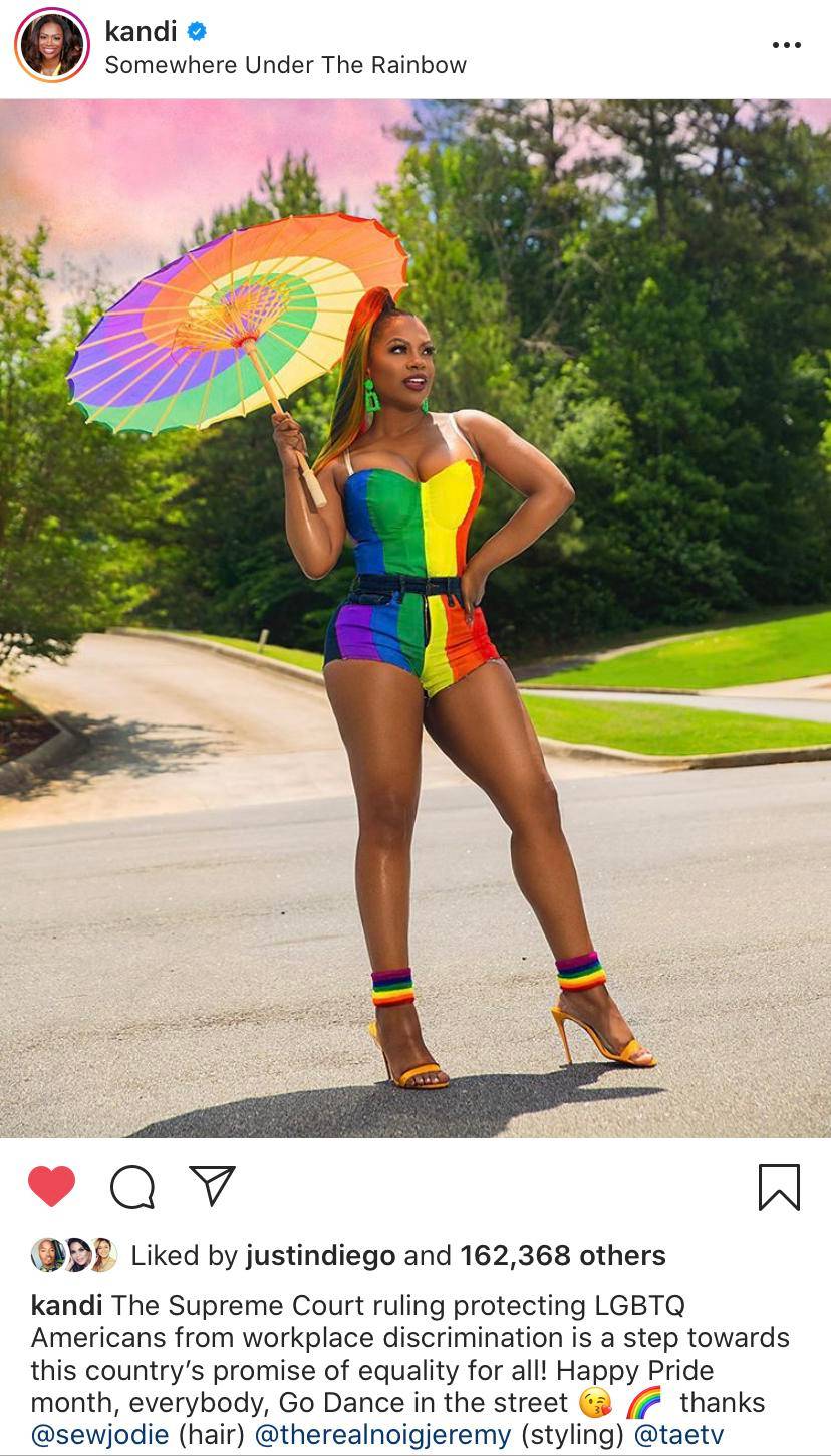 Kandi out here serving looks for Pride 🌈 | Scrolller