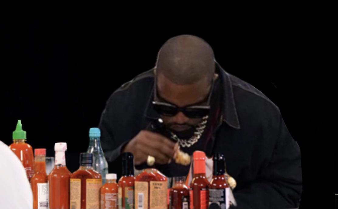 KANYE DOING HOT ONES INTERVIEW (CONCEPT) | Scrolller