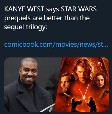 Kanye West confirmed r/prequelmemes user | Scrolller