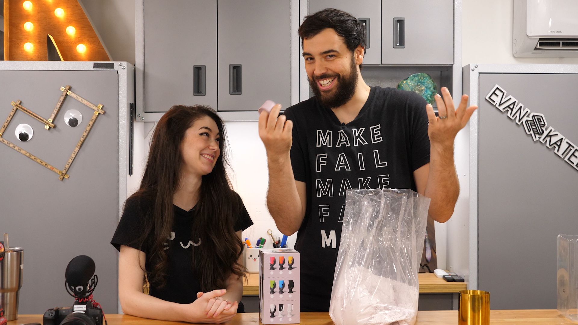 Katelyn mirin' on Evan at full power. | Scrolller