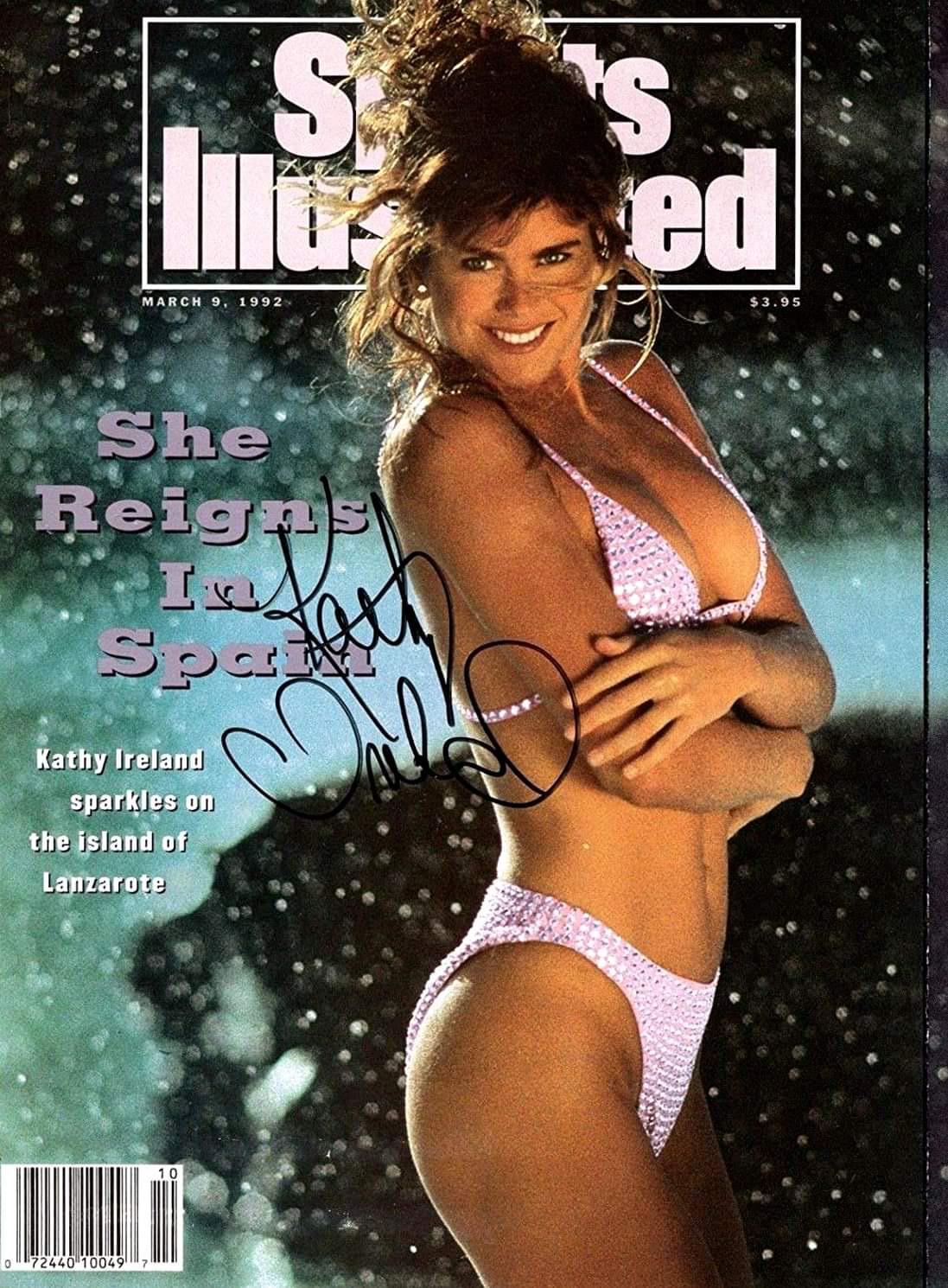 Kathy Ireland 1992 cover signed | Scrolller