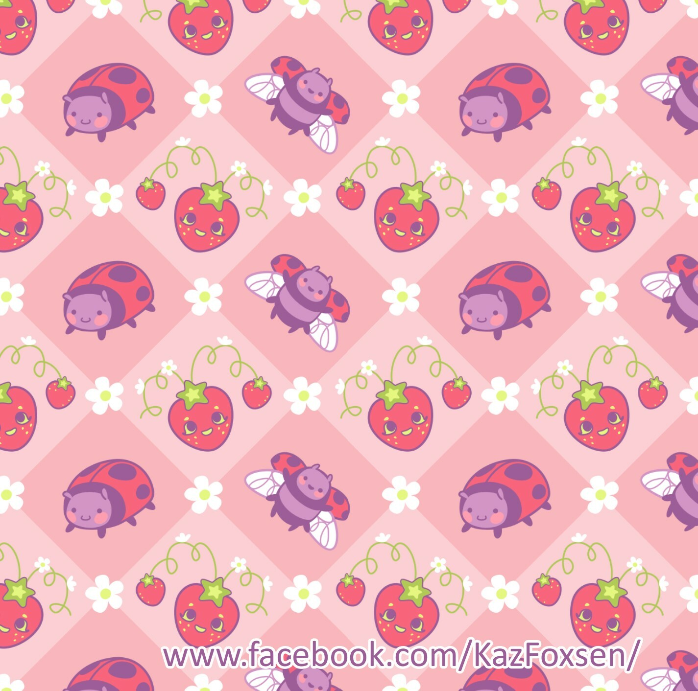 Kawaii Ladybugs by Kaz Foxsen | Scrolller