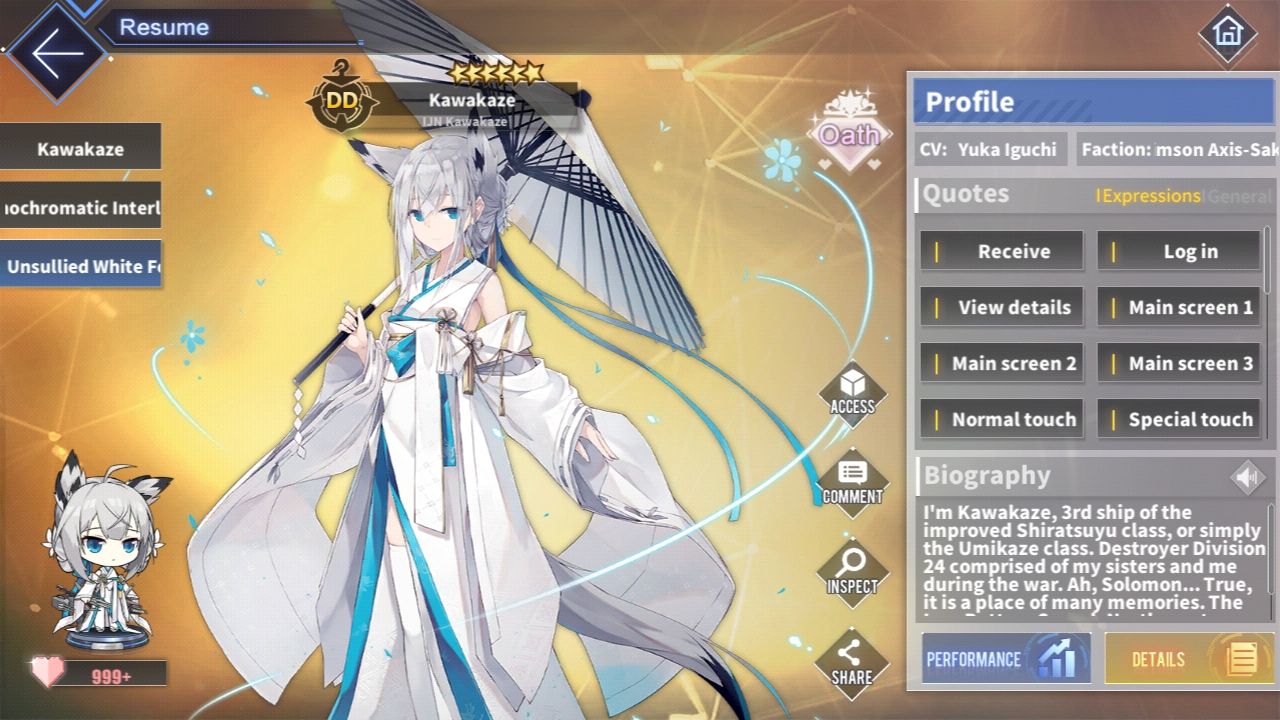 Kawakaze finally got oath lines | Scrolller