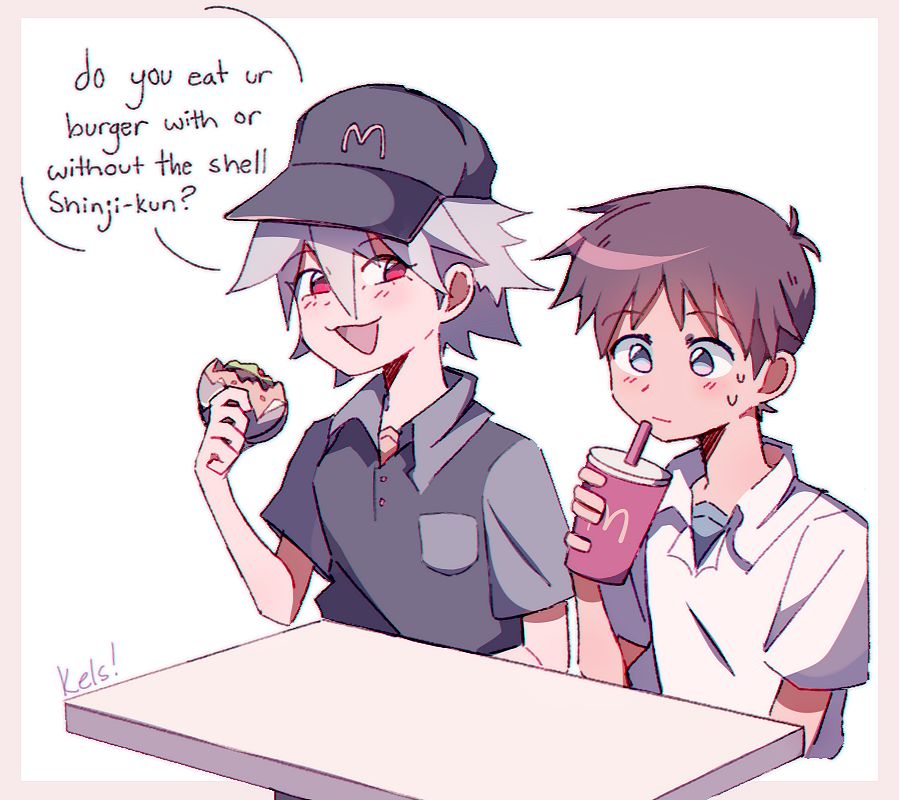 Kaworu's Lunch Break [Neon Genesis Evangelion] | Scrolller