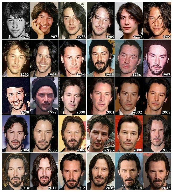 Keanu Reeves through the years | Scrolller