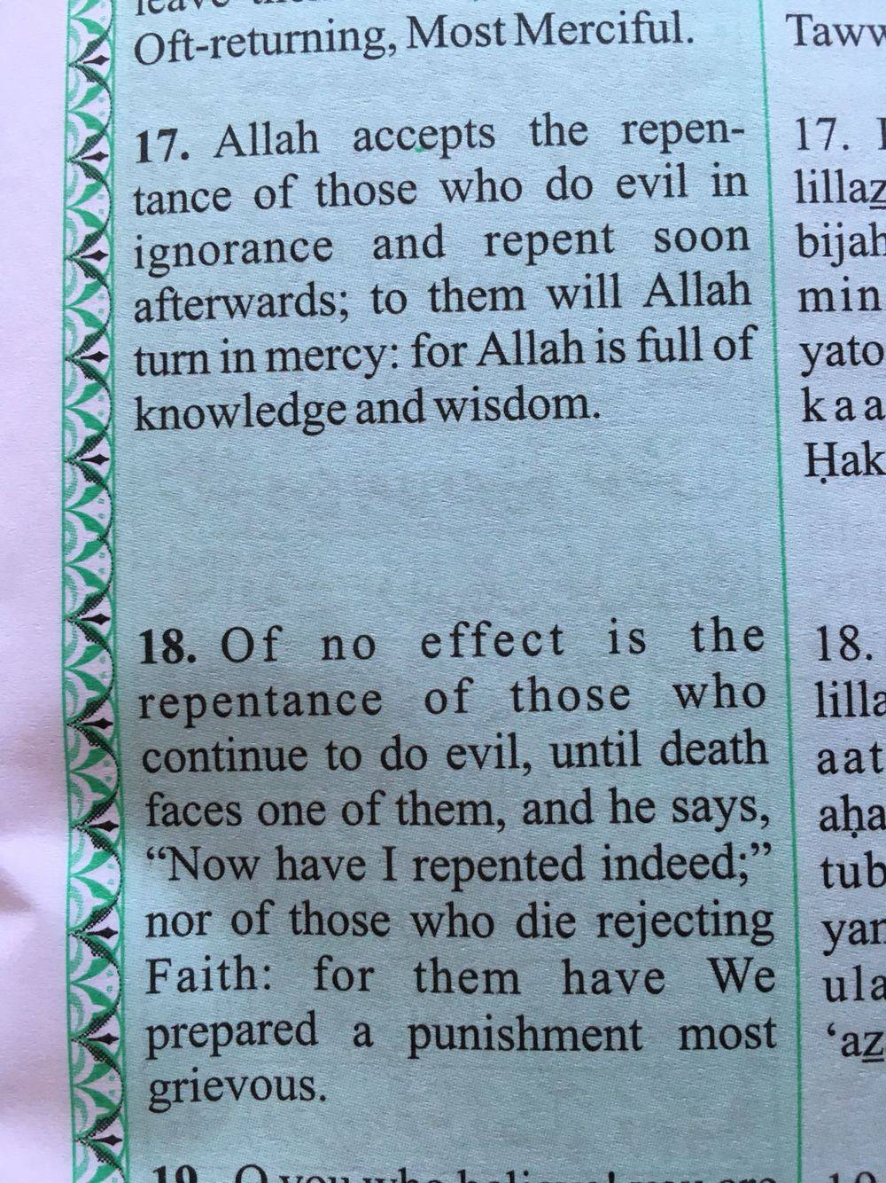 Keep doing repentance until the pags of death | Scrolller