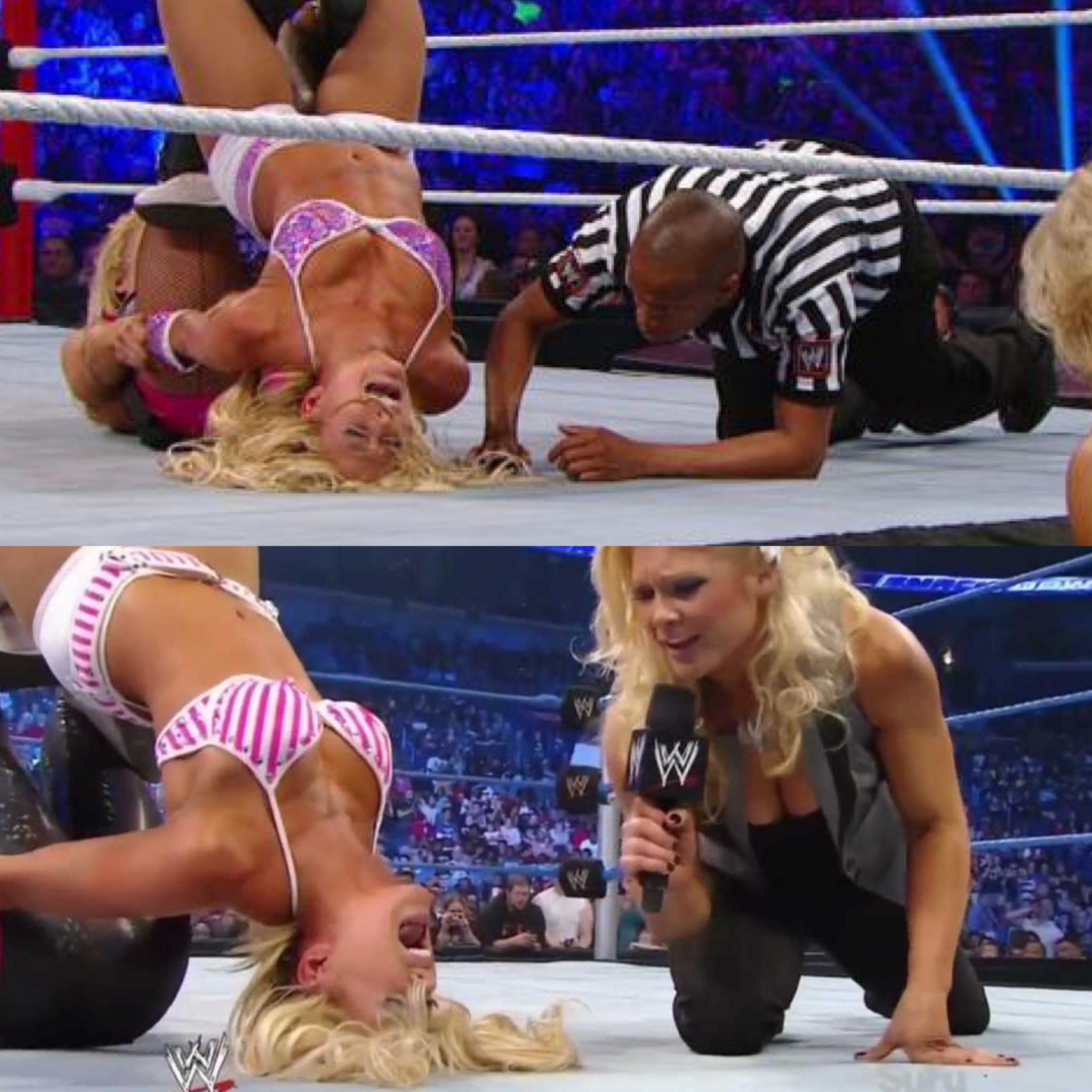 Kelly Kelly screaming in agony | Scrolller