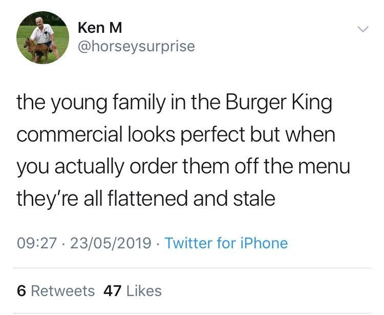 Ken M on Burger King | Scrolller