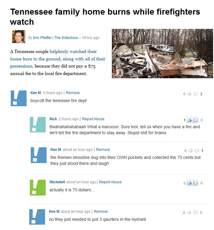 Ken M on firefighters | Scrolller