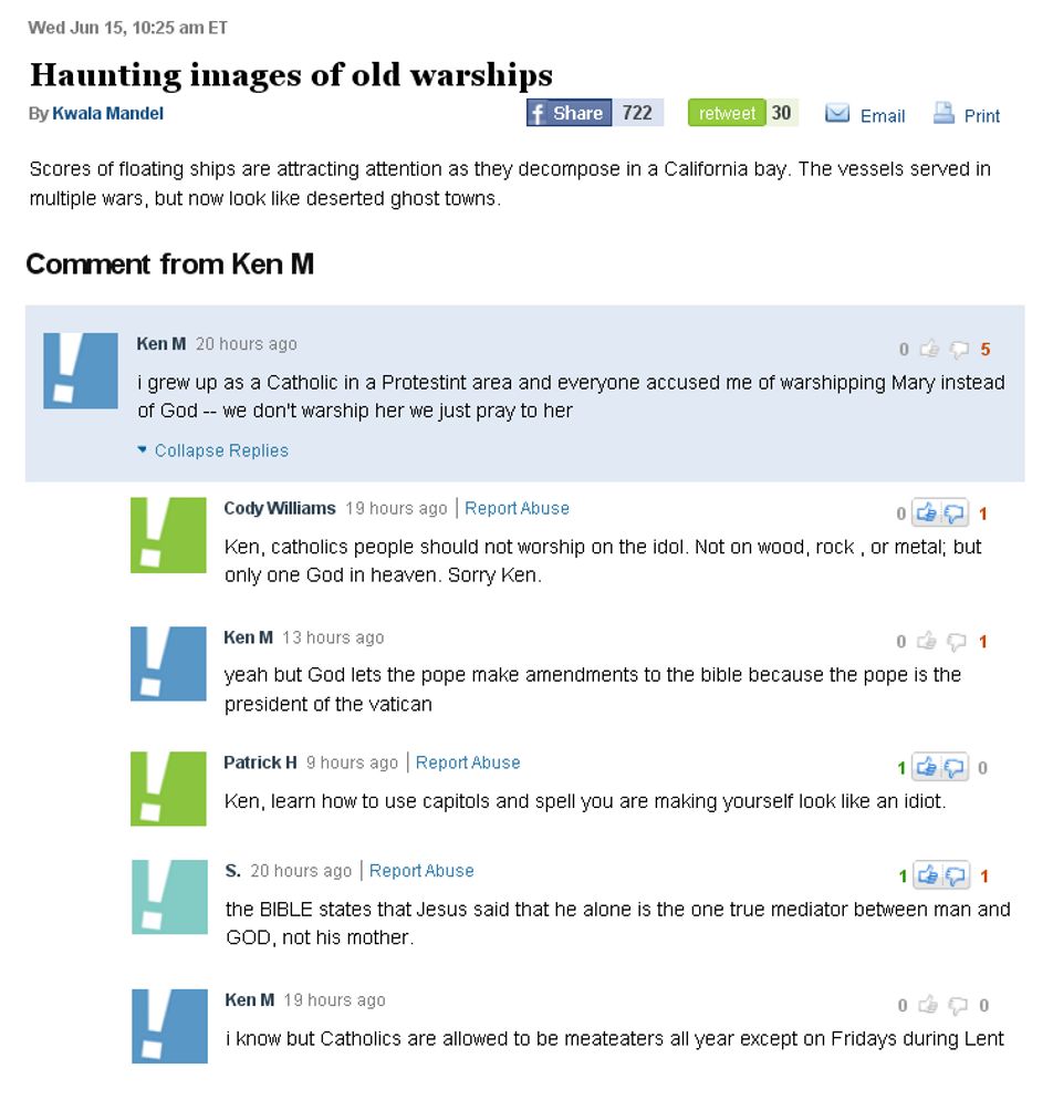 Ken M on Catholicism | Scrolller