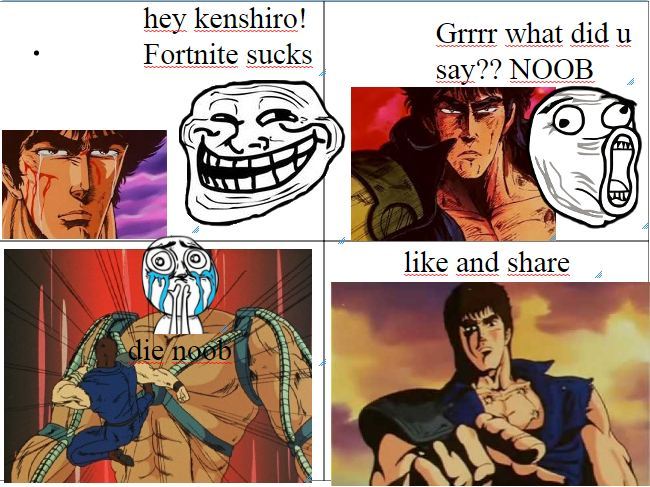 Kenshiro murders noob | Scrolller