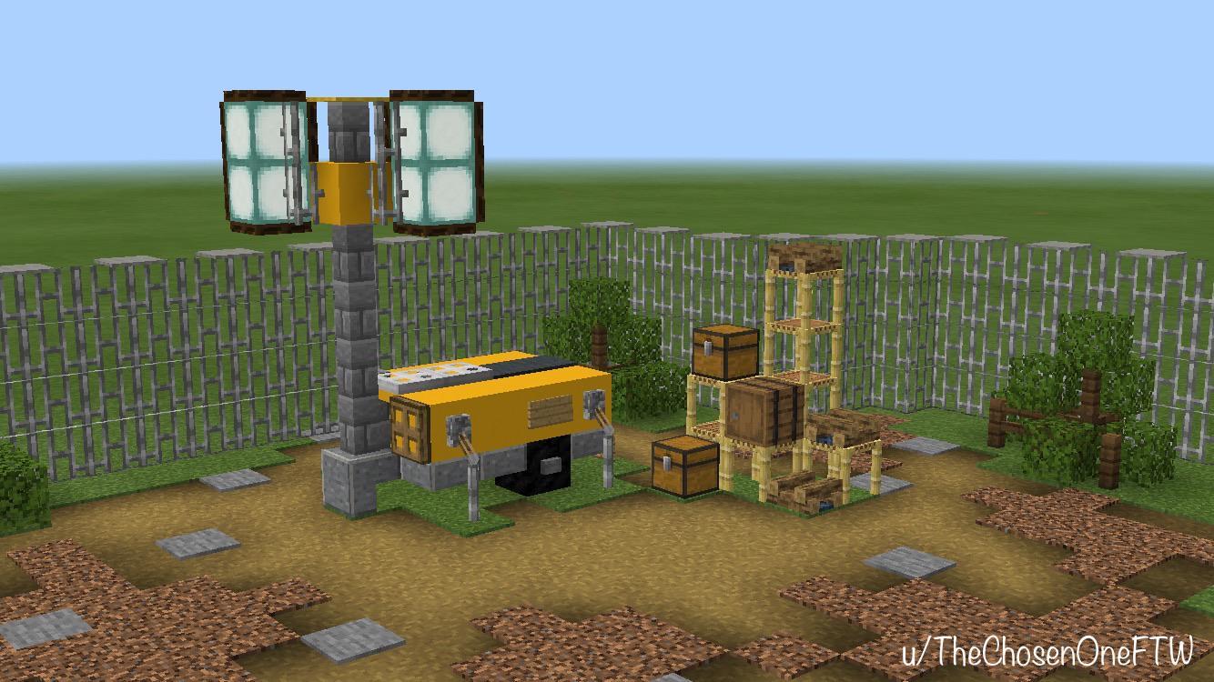 For those who have a construction site, here is an extra detail you can add: Mobile construction ...