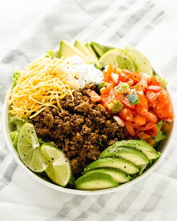Keto Taco Salad Recipe | Scrolller