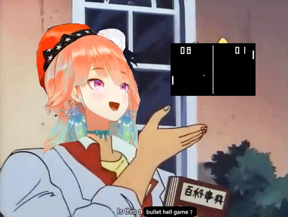 Kiara tries to remember what bullet hell games are | Scrolller