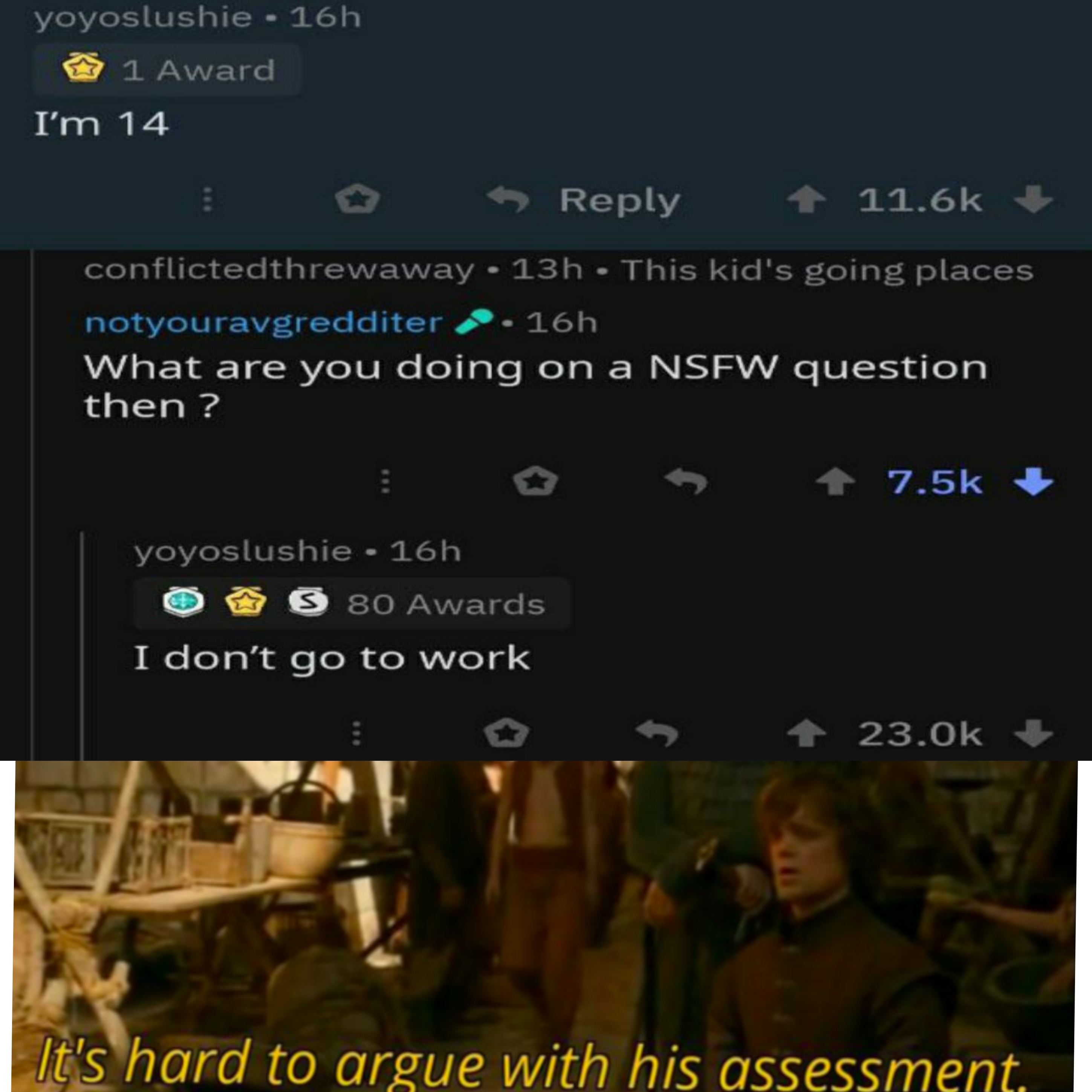 Kid's not wrong | Scrolller