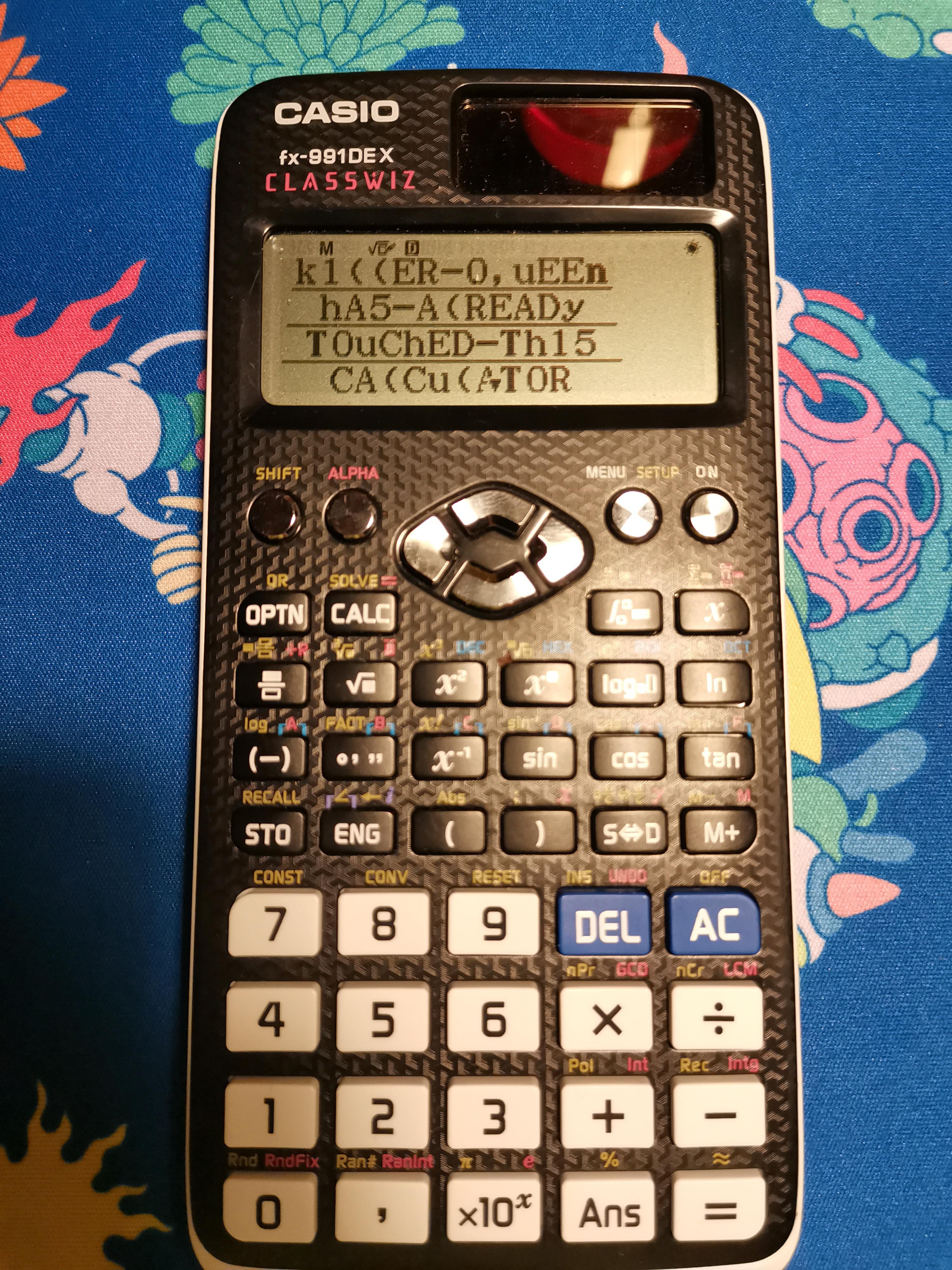 Killer queen molested my calculator | Scrolller