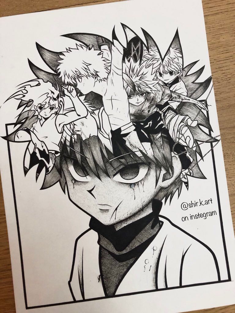 Killua! A drawing I made a while ago. Hope you like it😃 | Scrolller