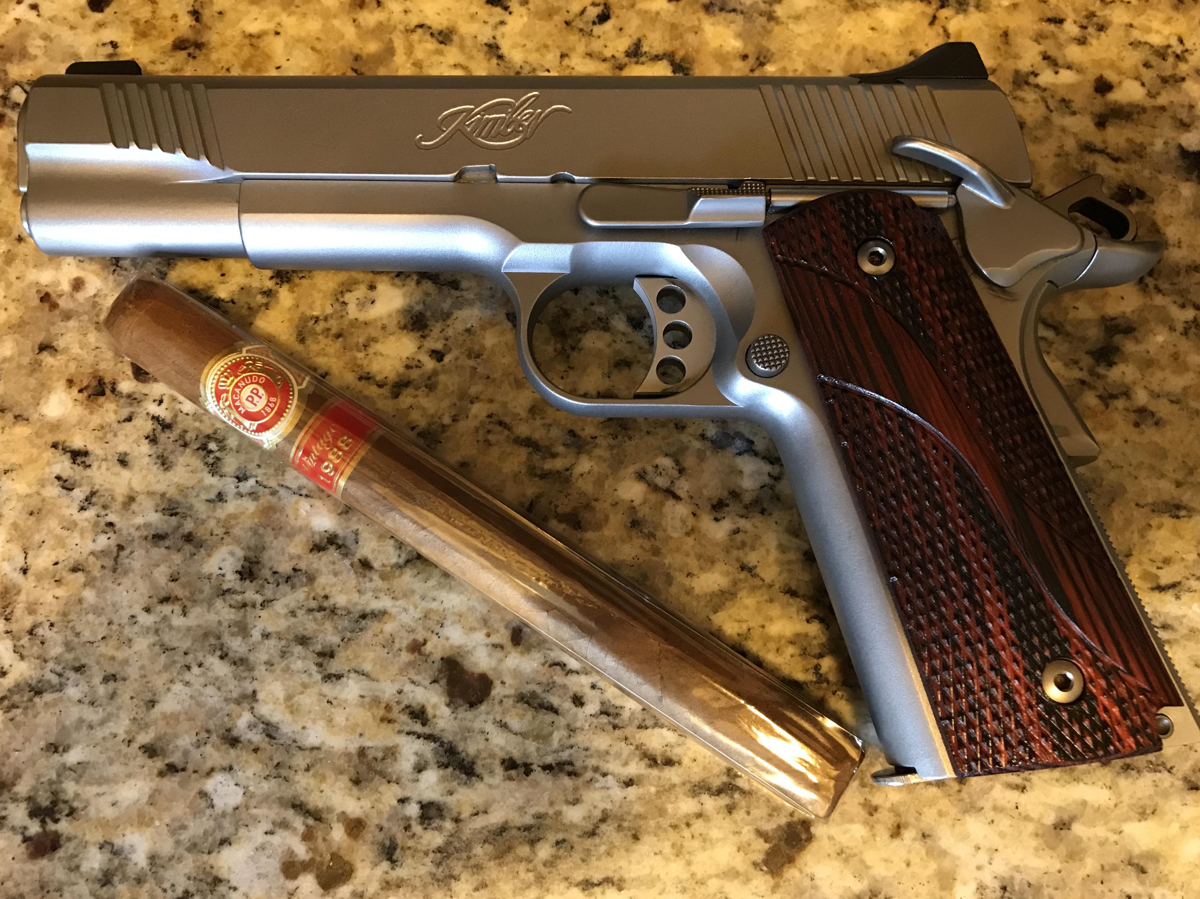 Kimber Stainless Custom II and Macanudo | Scrolller