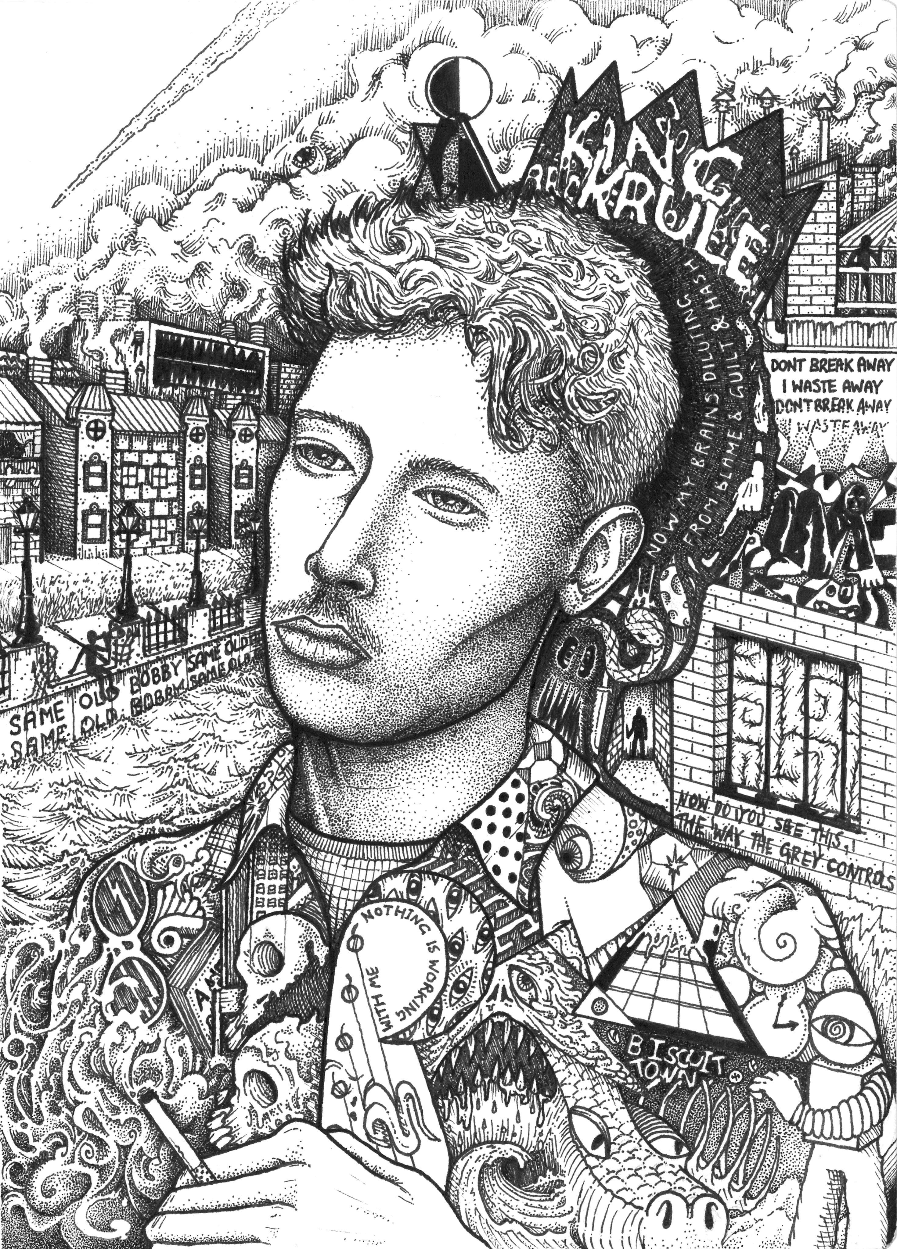 King Krule, Me, Ink, 2021 | Scrolller