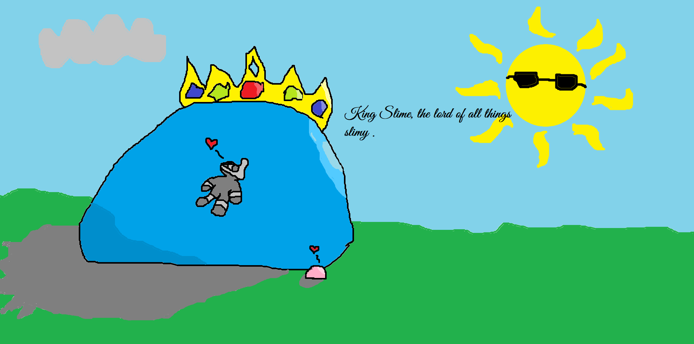 King Slime and Pinky | Scrolller