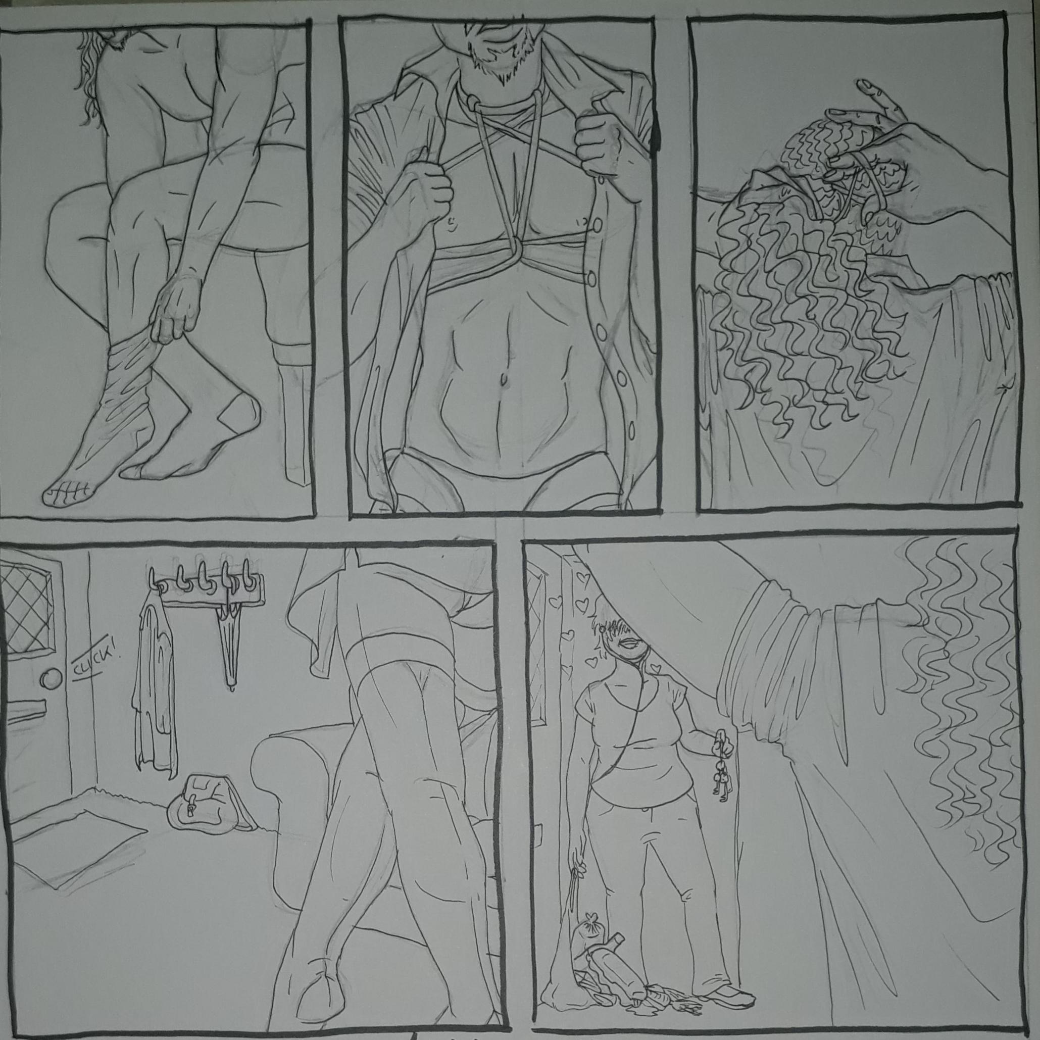 Kinktober Day 5 Lingerie Scrolller