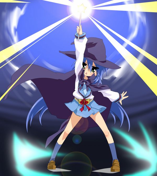 Konata's witch yuki in gurren lagann pose? | Scrolller