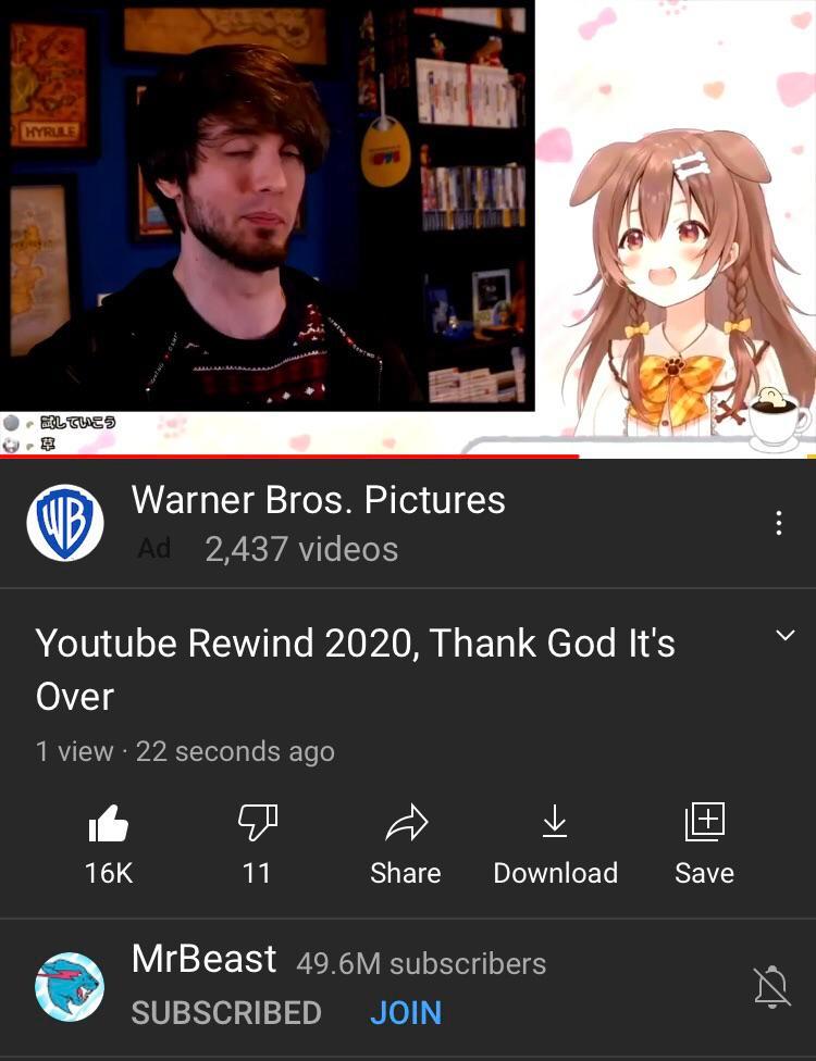 KORONE GOT IN MRBEAST REWIND | Scrolller