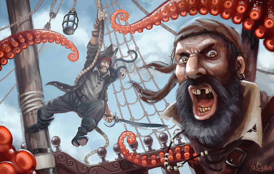 Kraken Attack by Traaw/yanis Cardin | Scrolller