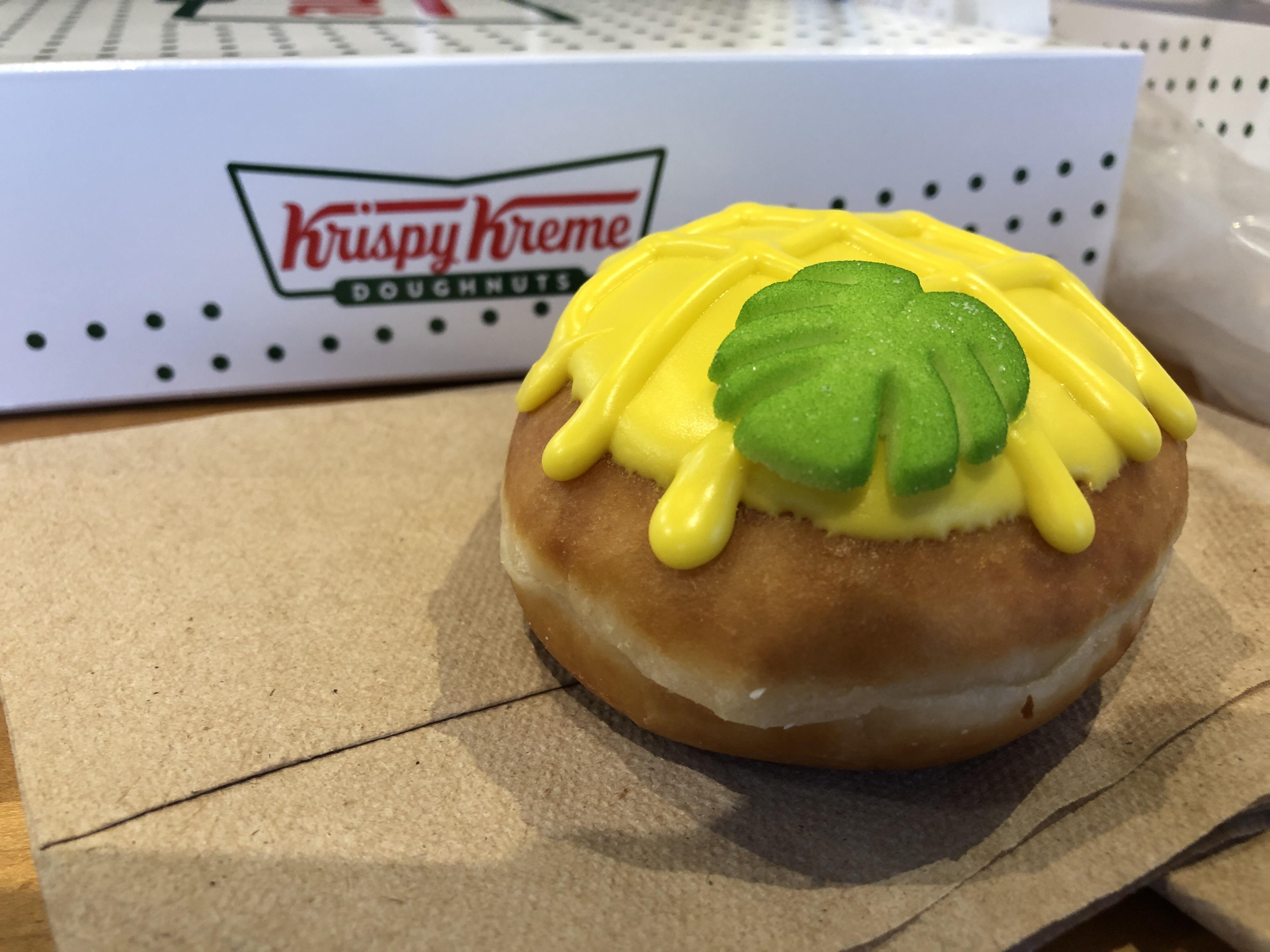 Krispy Kreme has a pineapple jam filled doughnut! I highly recommend! | Scrolller