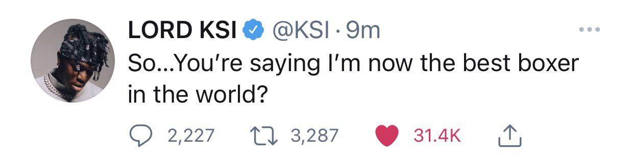 KSI Is the best boxer in the world now🤴🏿 | Scrolller