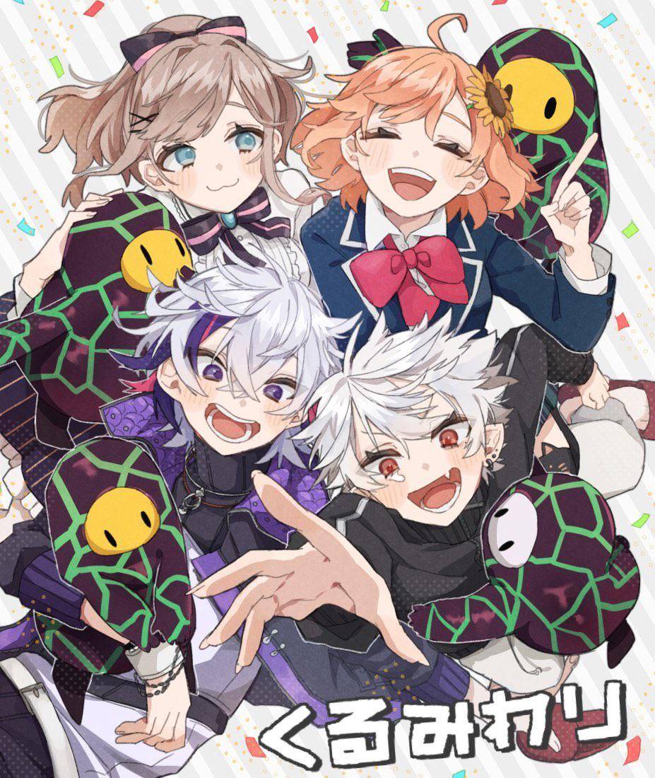 Kuzuha, Fuwa, Lulu and Hima ( Vtuber Fall Guys Party ) | Scrolller