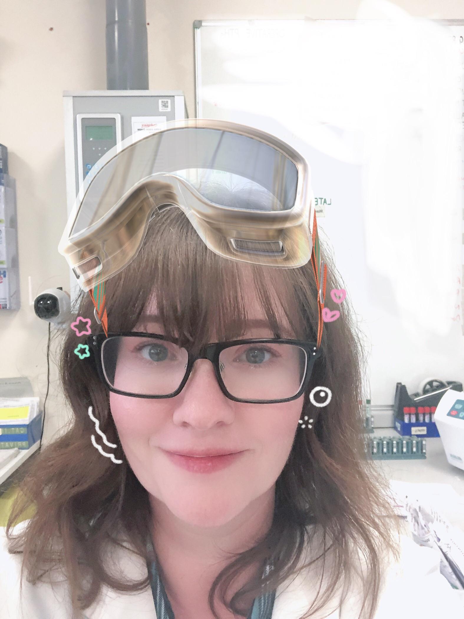Lab Nerd Selfie Scrolller