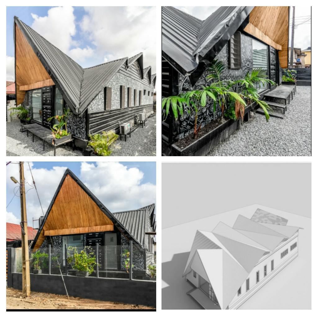 Lagos, Nigeria, 2019 - Office exterior with traditional Yorùbá and Japanese influence. | Scrolller