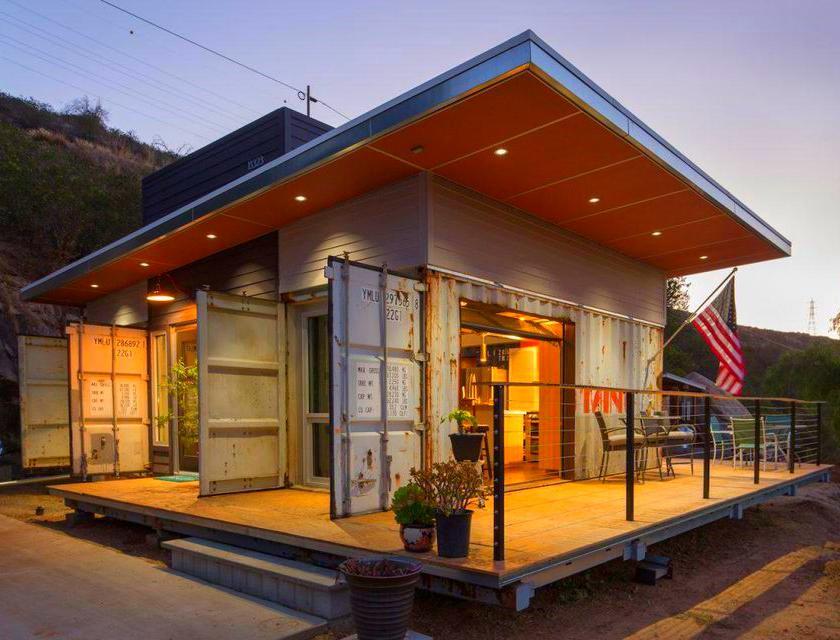 Lakeside Container Cottage, California | Scrolller