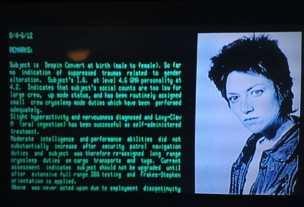 Lambert Profile. Aliens (1986) | Scrolller